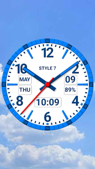 analog clock widget for desktop
